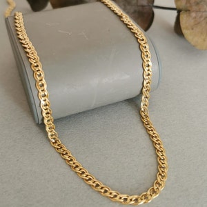 Nonna Chain* 14K Gold Nonna Chain Necklace for Men Gifts* Double Curb ...