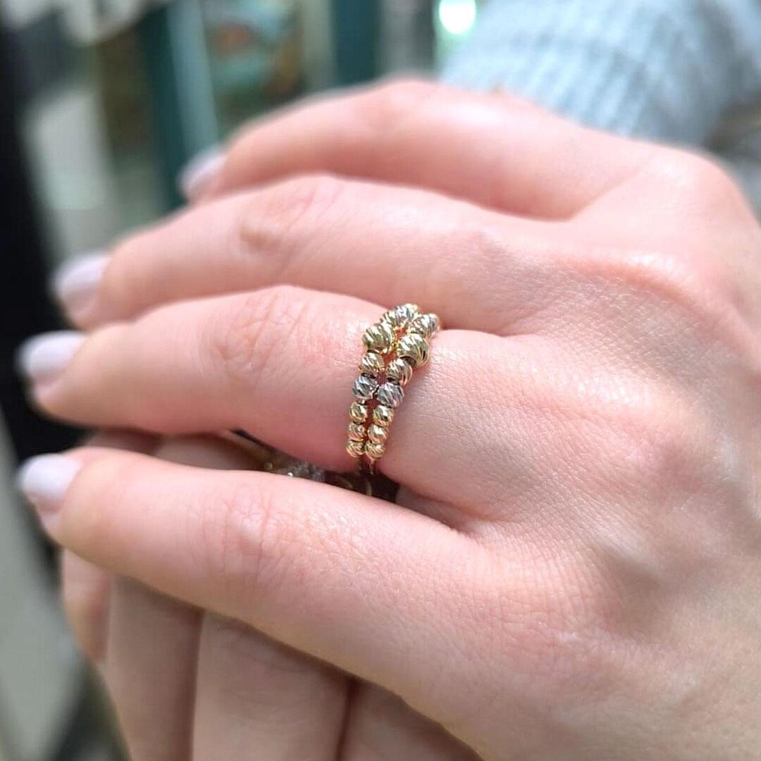 Dorica Ball 14K Gold Rings Shine Ring Dainty Women Birthday Gifts for ...