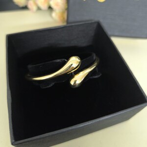 Drop Bangle* 14K Gold Drop Hinged Bangle for Women Everyday Jewelry ...