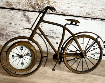 Vintage Bicycle Clock - Etsy