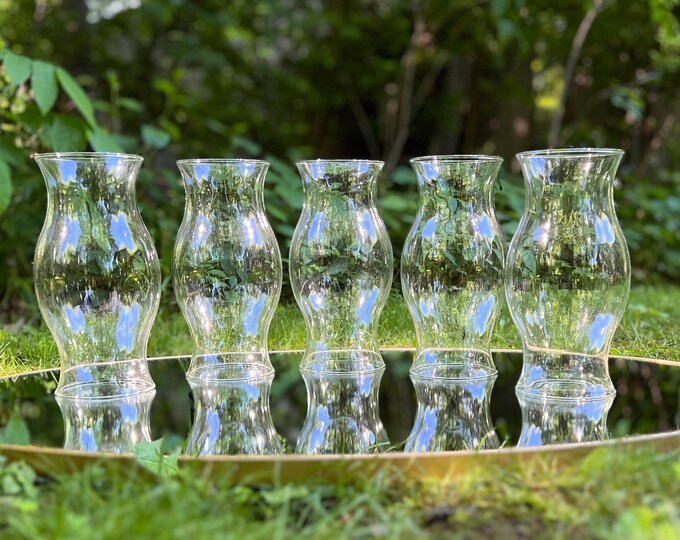 Clear Glass Hurricane Shade, Candle Chimney, Taper Candle Display - Etsy