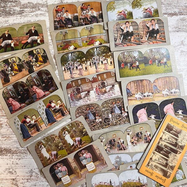 Stereoscope Cards - Etsy