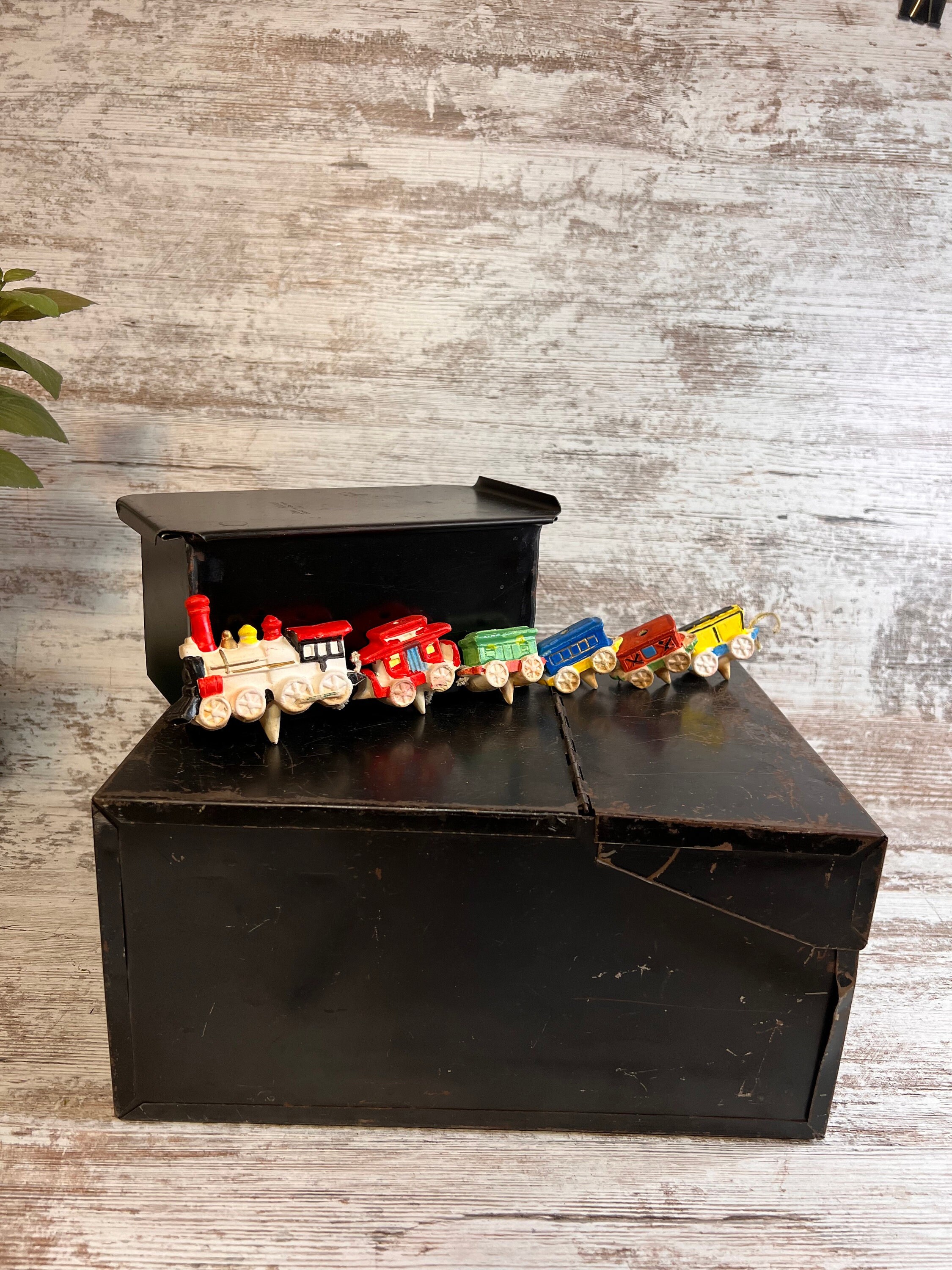 Vintage Birthday Candle Train Birthday Party MCM Cake - Etsy