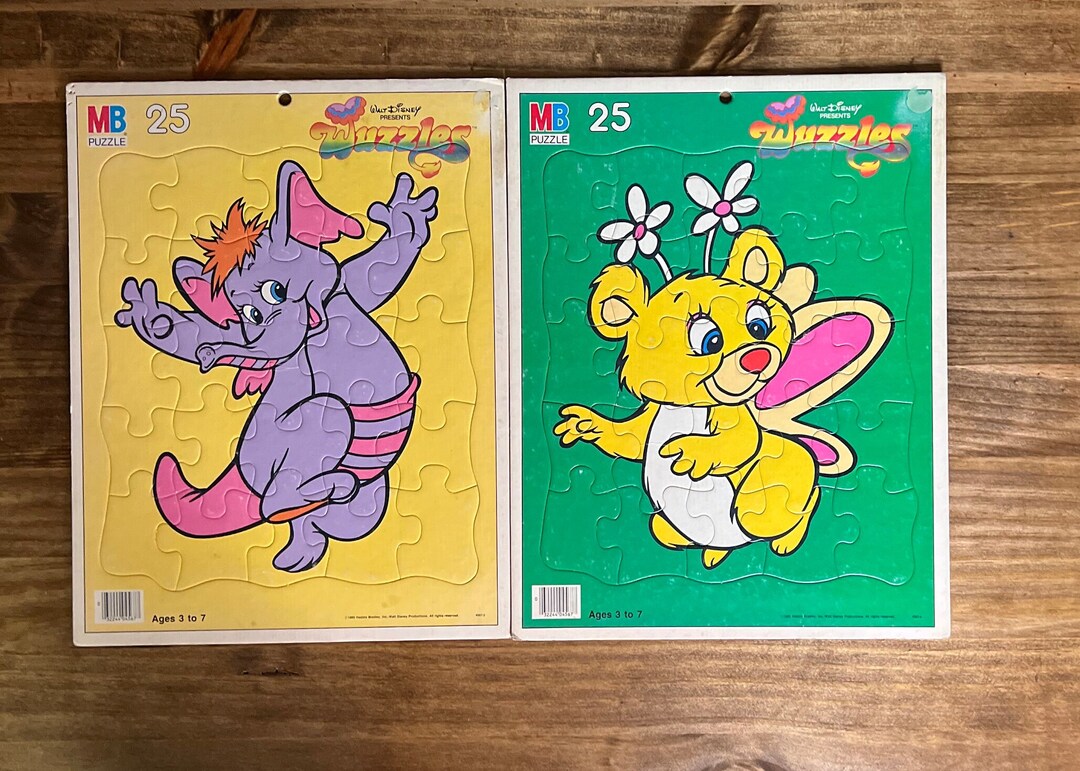 Vintage Wuzzle Puzzle, 1980's, Tray Puzzle - Etsy
