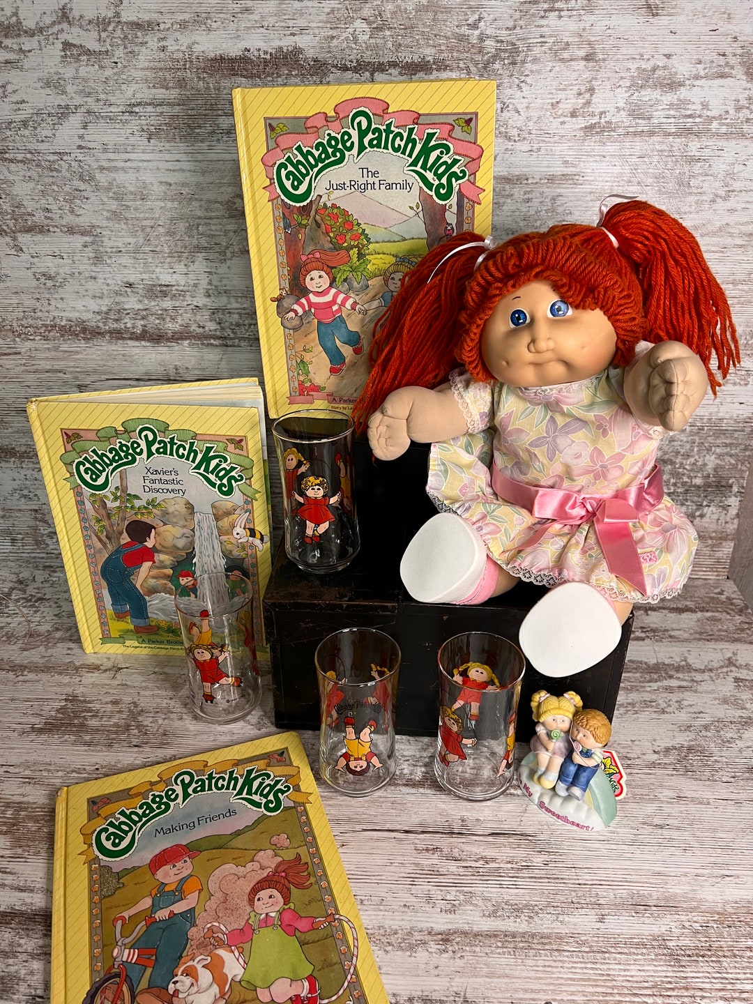 Vintage Cabbage Patch Kid Doll, Books, Figurine, 1980s, 1985 - Etsy