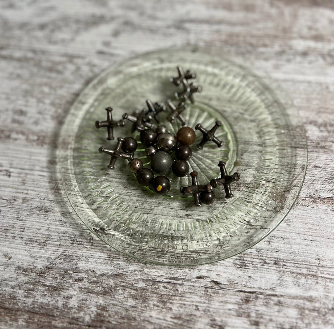 Vintage Steely Marbles & Metal Jacks Game, Vintage Games, Metal Kids ...