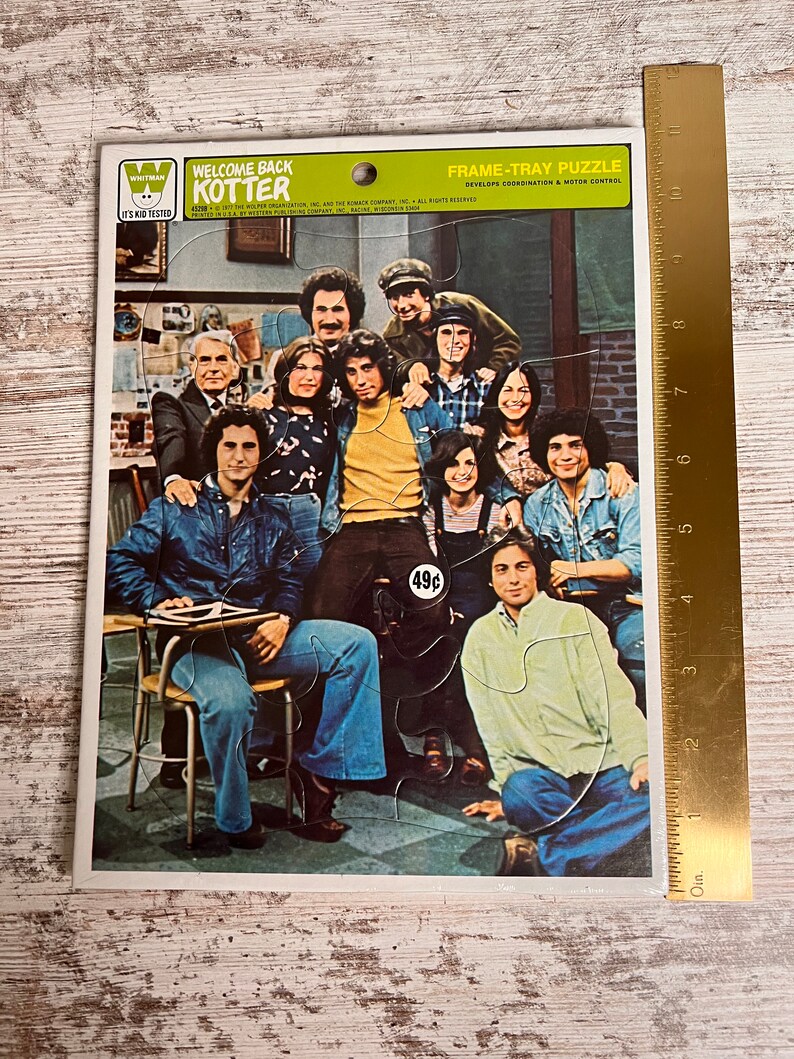 Welcome Back Kotter Puzzle Whitman Puzzle Frame-tray Puzzle - Etsy