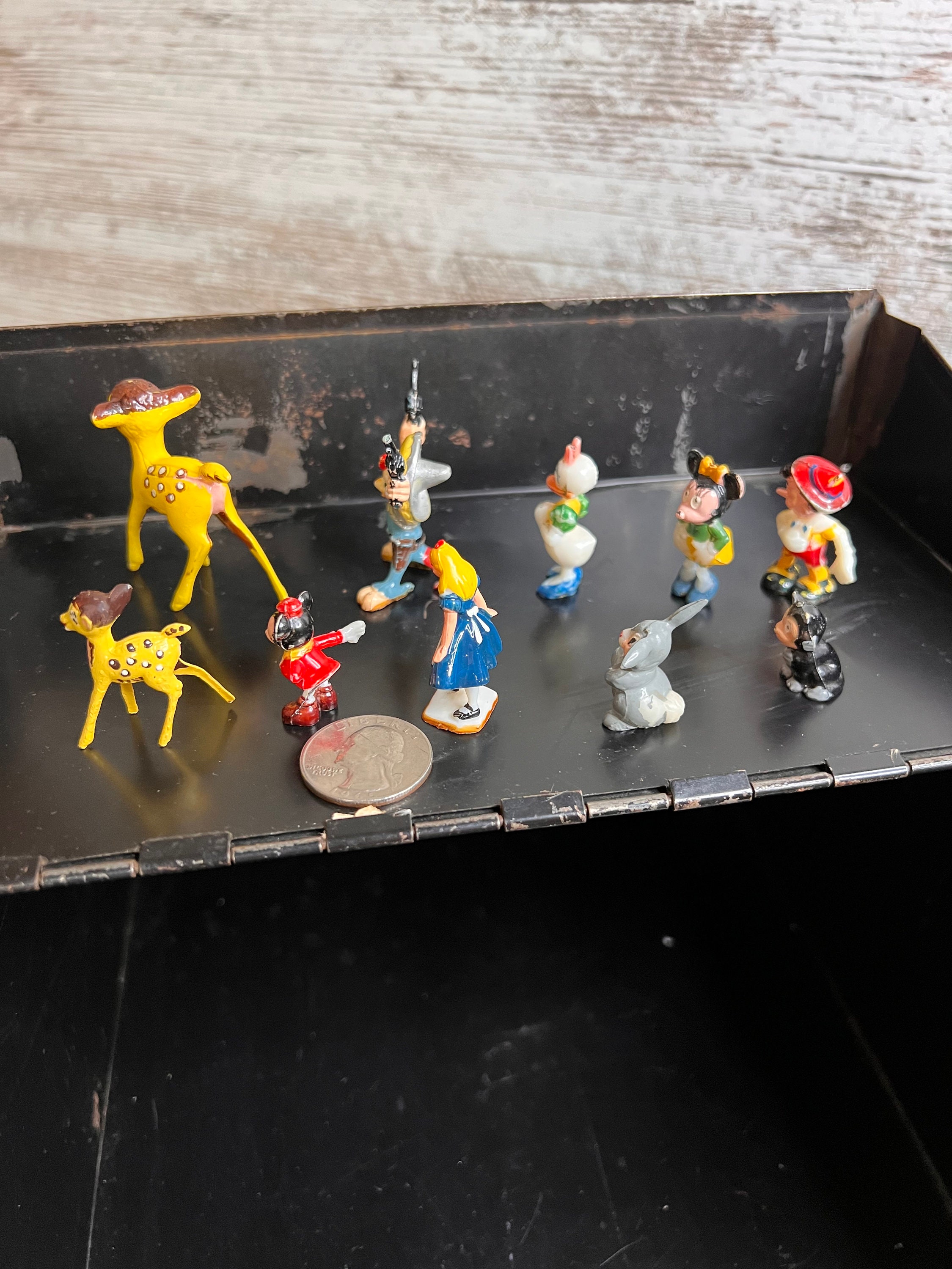 Vintage Disneykins, Tinykins, Collectables, Bambi, Minnie Mouse, Daisy ...