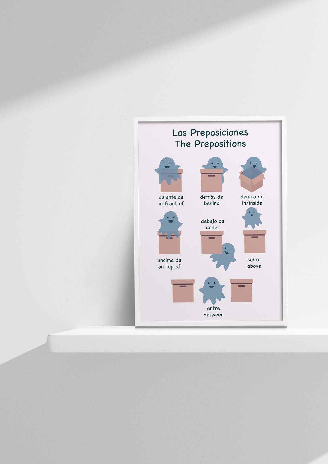 Prepositions Learning Poster | Printable Education | Kids Classroom ...