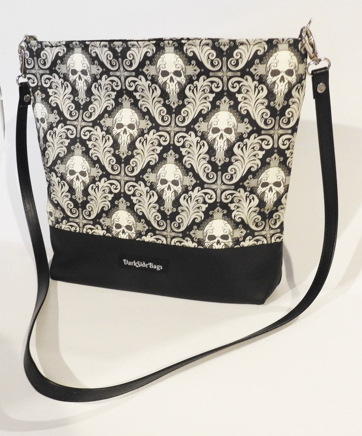 Skulls Crossbody Bag Gothic Bag Rock Style Bag Goth Purse - Etsy