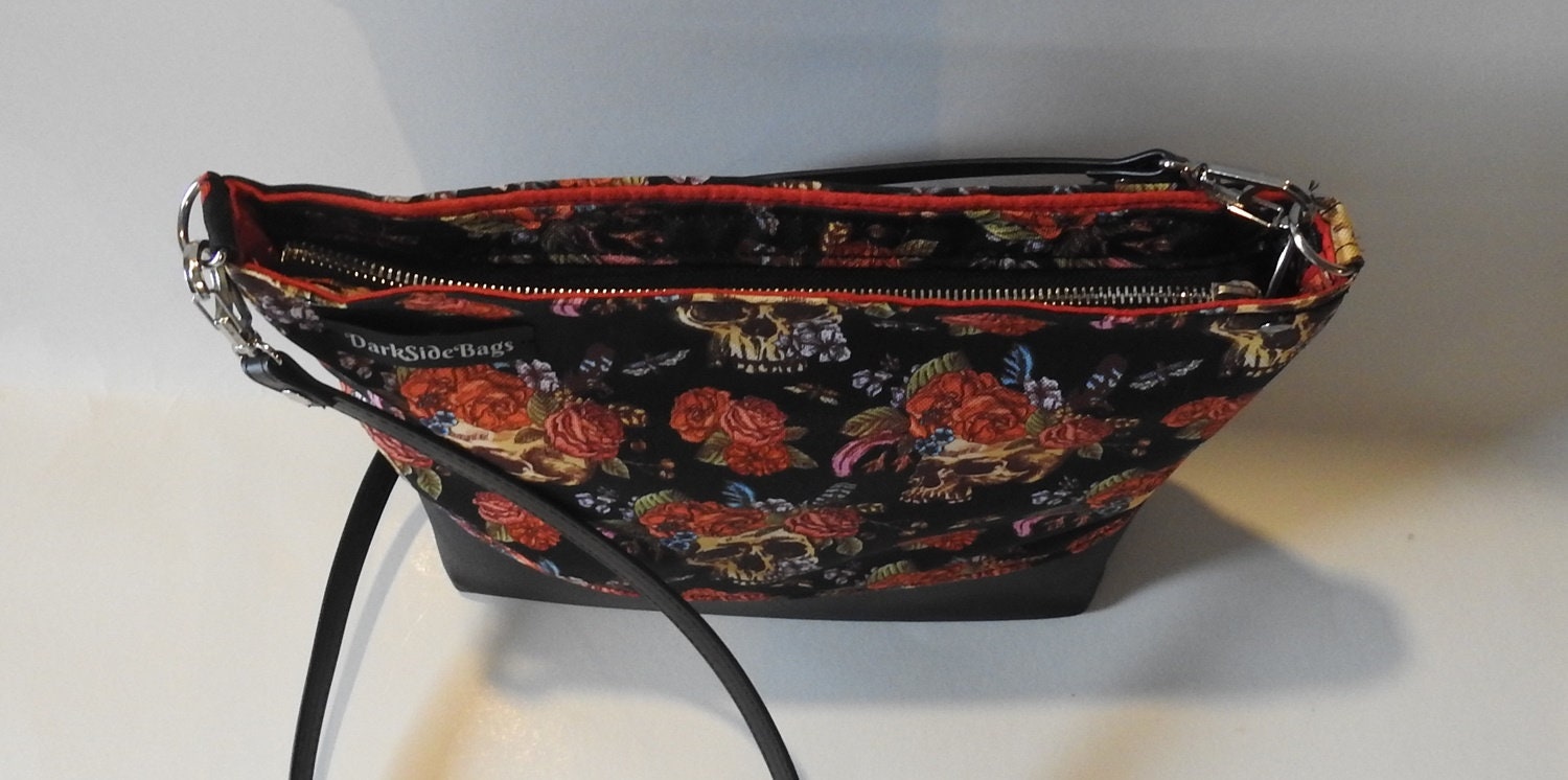 Skulls Crossbody Bag Gothic Bag Rock Style Bag Goth Purse - Etsy