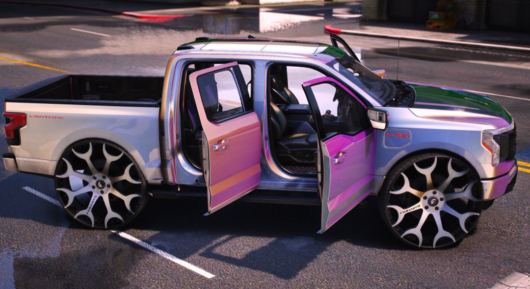 Ford F150 Lightning on Forgiato - Etsy