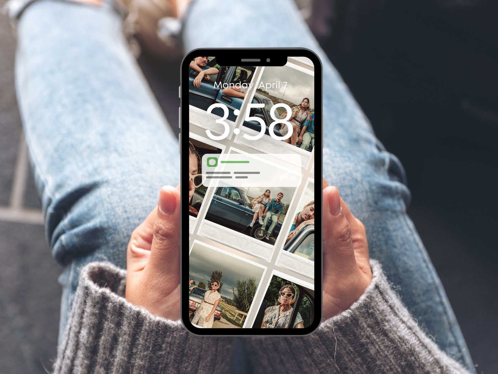 Polaroid Style Vintage Warm Tone Summer Love Phone Background Getaway ...