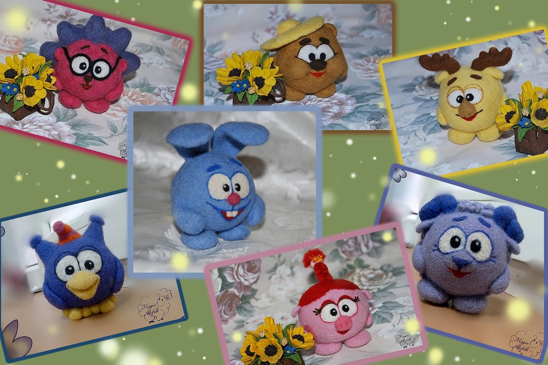Smeshariki Cartoon Characters - Etsy