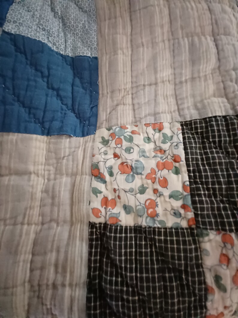 Vintage Patchwork Quilt - Etsy