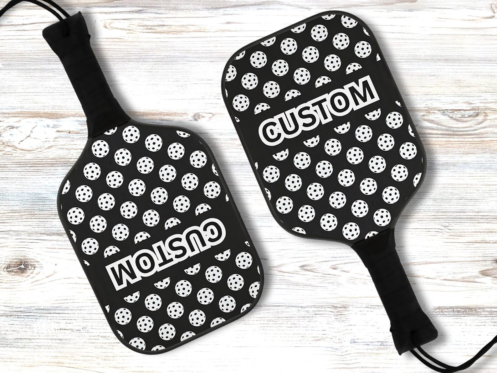 Preppy Custom Pickleball Paddle Kit Personalized Name Pickleball Paddle ...