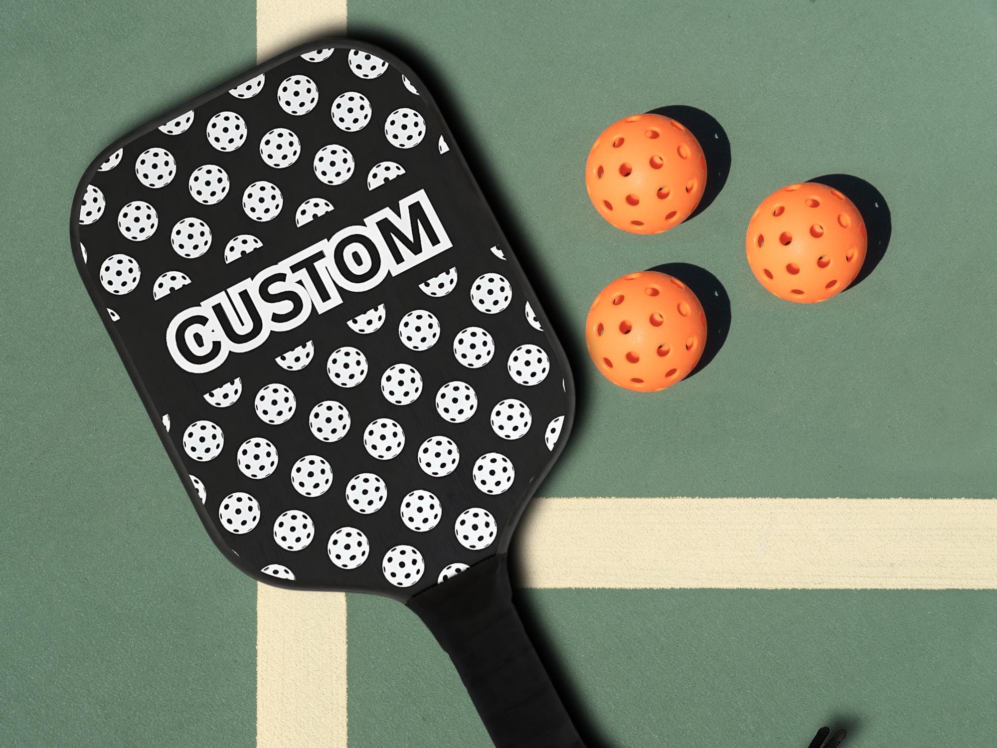 Preppy Custom Pickleball Paddle Kit Personalized Name Pickleball Paddle ...
