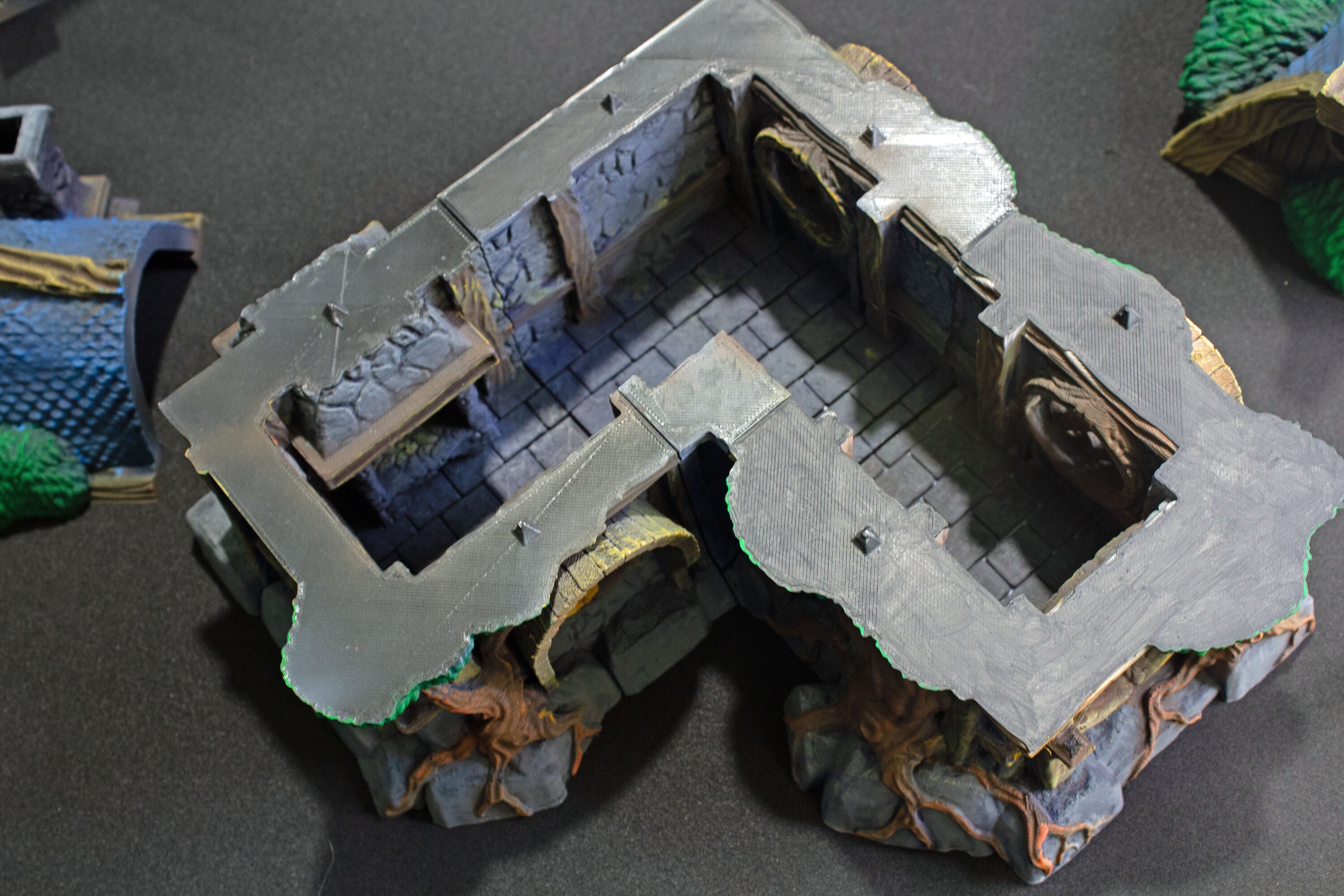 Fantasy Terrain Forest House RPG DND Warhammer Wargame Tabletop Terrain ...