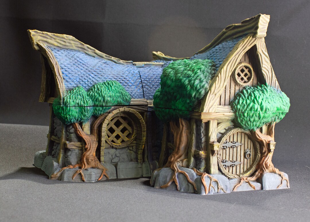 Fantasy Terrain Forest House RPG DND Warhammer Wargame Tabletop Terrain ...