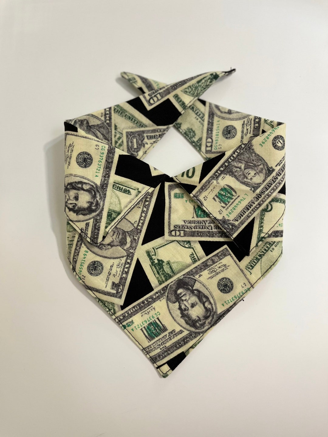 Dog Bandana/ Dollar Bills Money Dog Collar Bandana / Collar Shirt Pet ...