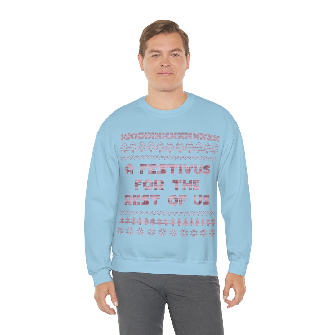 Seinfeld Festivus "ugly Sweater" Crewneck Sweatshirt - Etsy