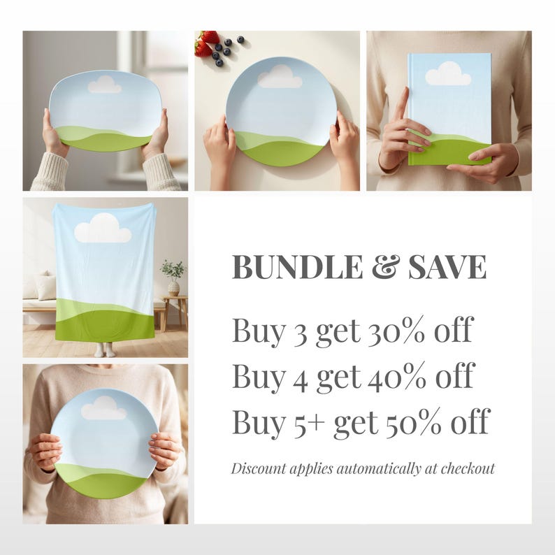 Decoware Plate Mockup for Smart Object (PSD) and Canva (drag & Drop ...