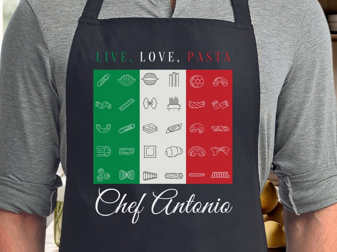 Personalized Apron Custom Italian-themed Kitchen Wear Ideal Gift for ...