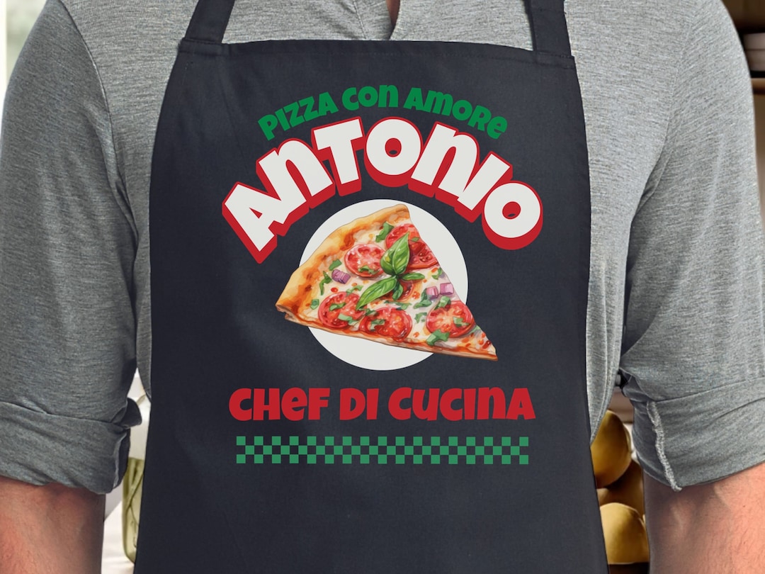 Personalized Apron Custom Italian-style Kitchen Wear Perfect Gift for ...