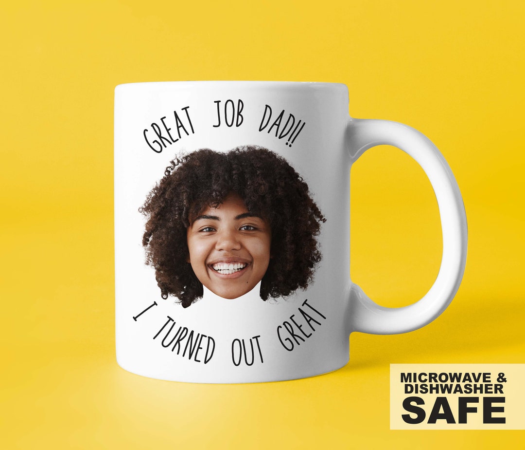 Great Job Mug | Photo Mug | Custom Photo Mug | Personalized Coffee Mug ...