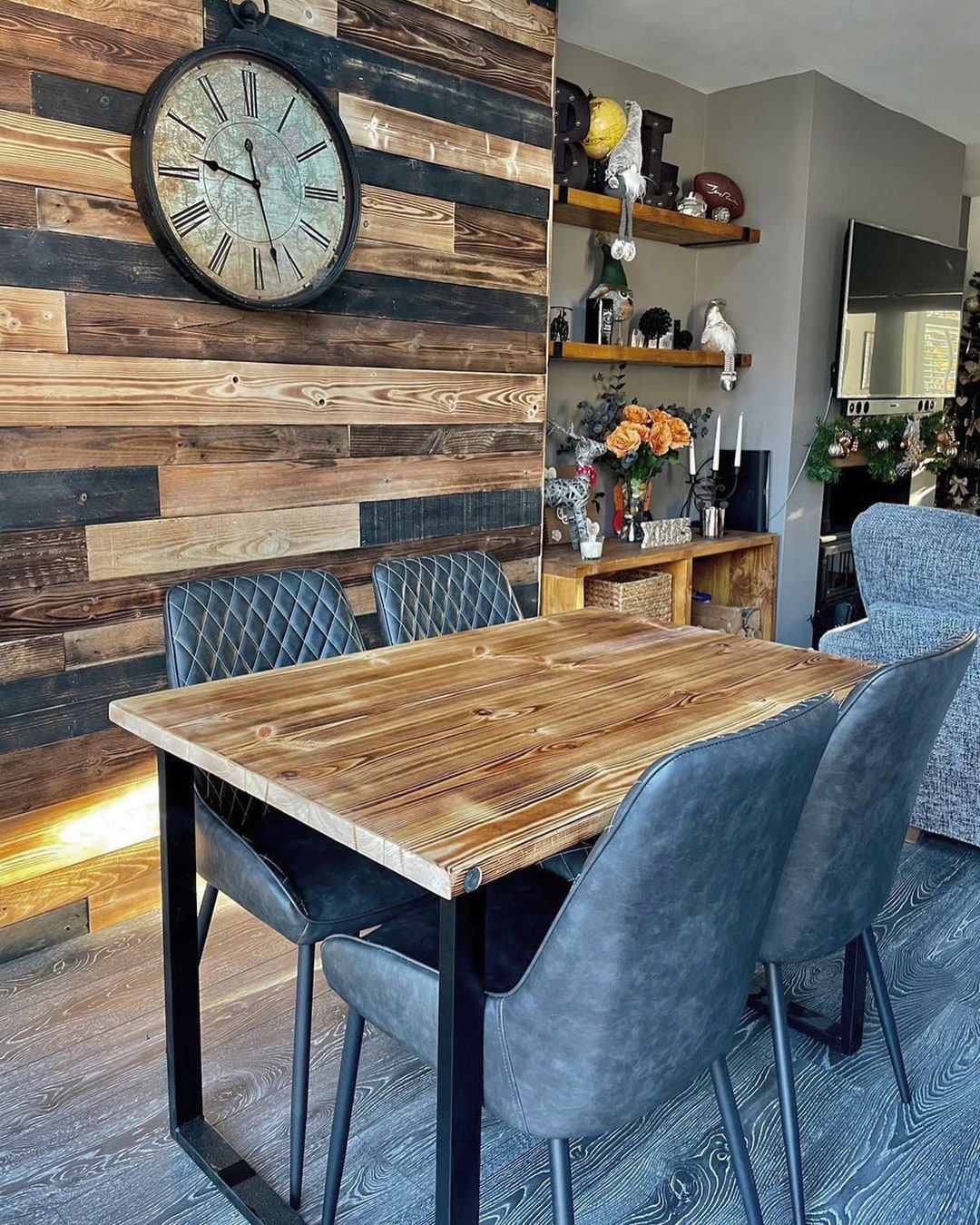 1sqm Reclaimed Timber Cladding- Wall Panels, Recycled Boards, Natural ...