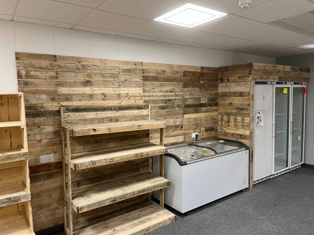 Reclaimed Pallet Wood | Distressed Aged Timber Cladding | DIY Project ...