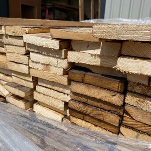 2m2 Reclaimed & Recycled, Untreated Pallet Wood Timber Cladding DIY ...