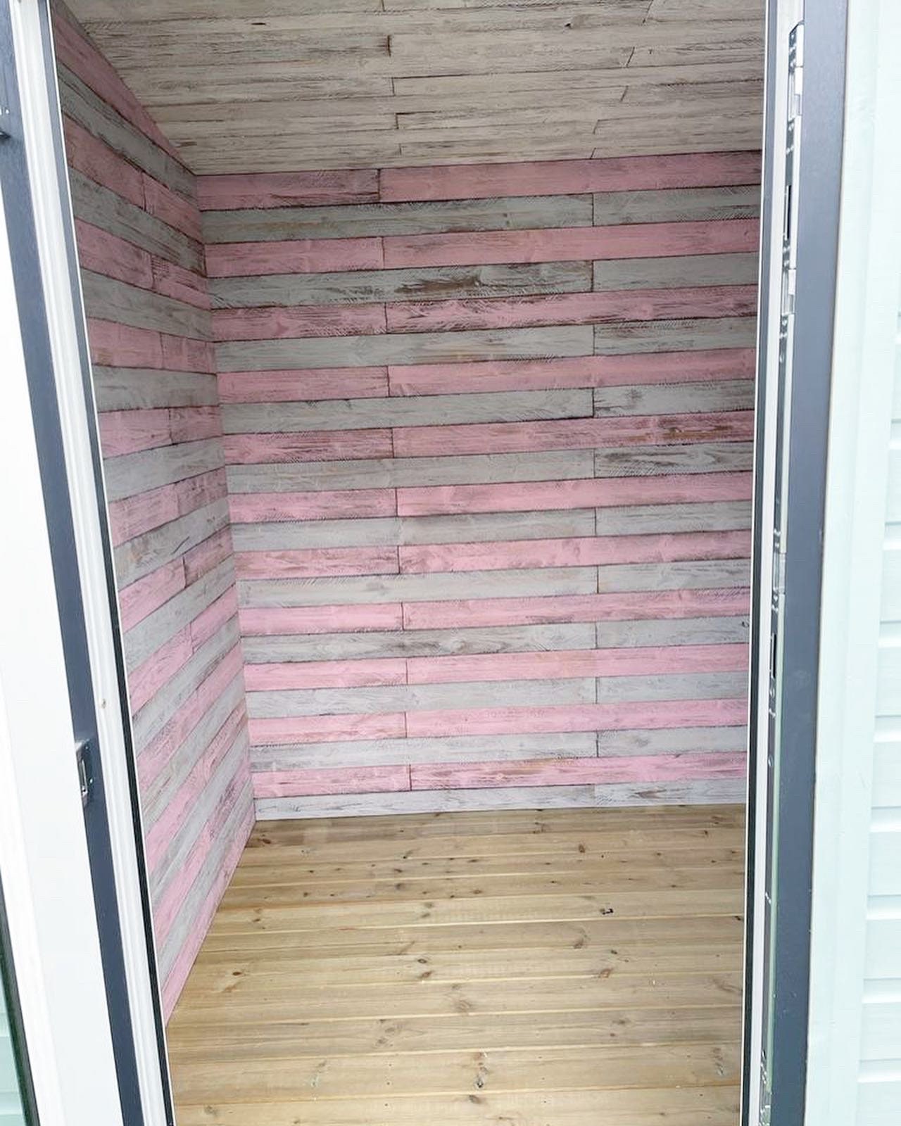 Pink & Grey Mix Wooden Timber Cladding Rustic Boards: 3m2 - Etsy