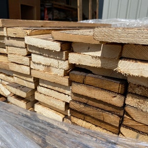 Reclaimed Pallet Wood Wall Cladding Rustic Boards for DIY - Etsy UK