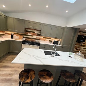 Reclaimed Wooden Wall Cladding Forest Green Mix Rustic Kiln - Etsy