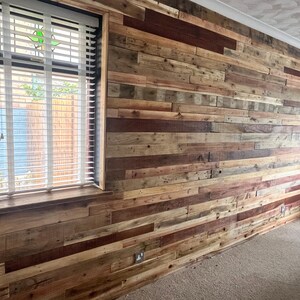 50sqm Reclaimed Pallet Wood Timber Cladding Dry Stored Multiple ...
