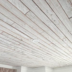 1sqm White Wash Timber Cladding, Rustic Planks for Indoor or Outdoor ...