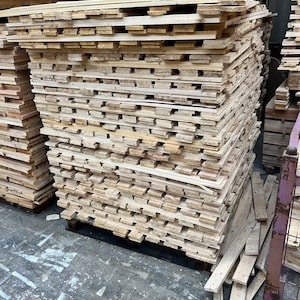 2m2 Reclaimed & Recycled, Untreated Pallet Wood Timber Cladding DIY ...