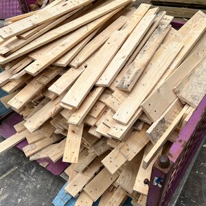 2m2 Reclaimed & Recycled, Untreated Pallet Wood Timber Cladding DIY ...