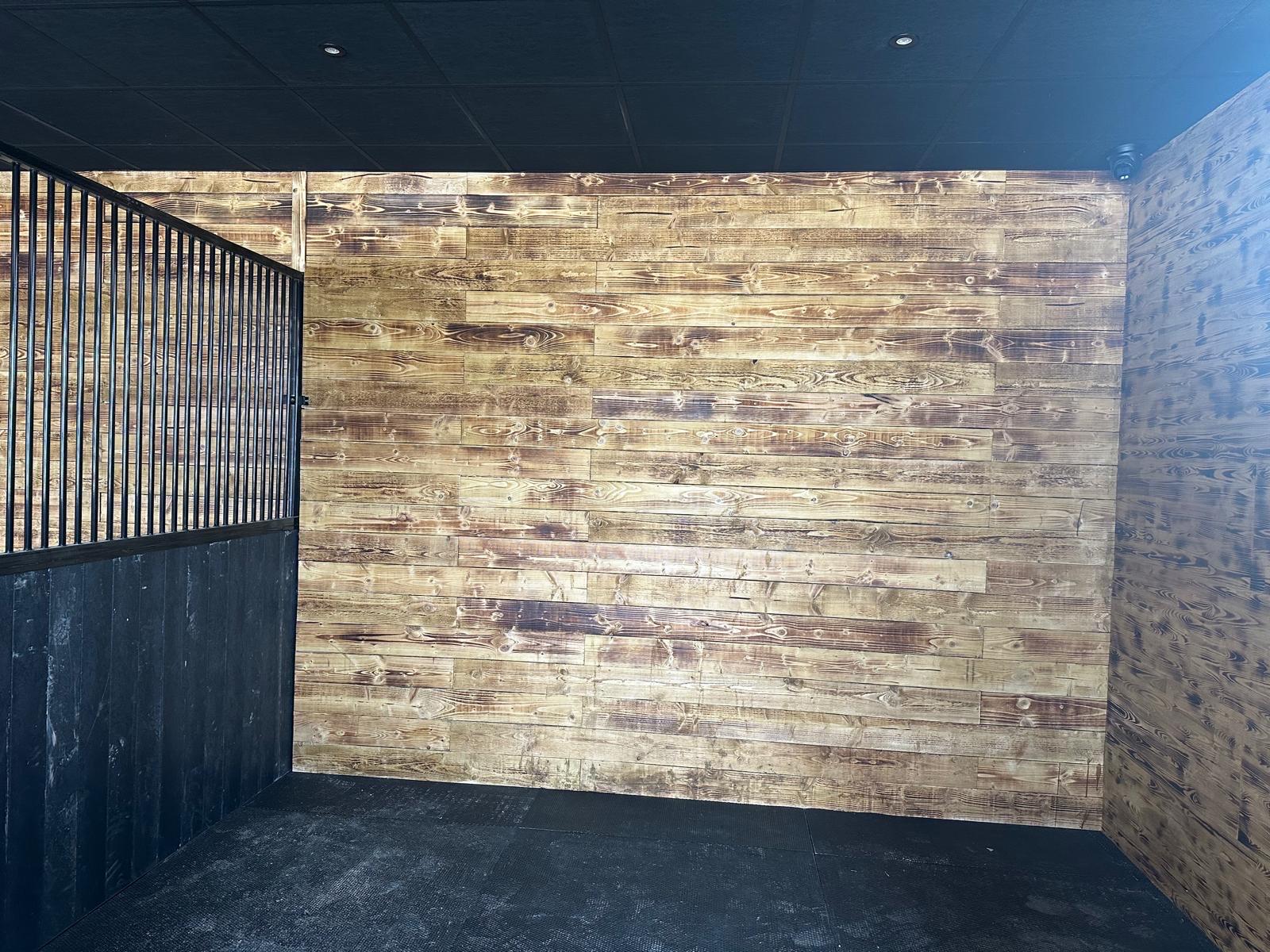 Scorched New Timber Cladding – 1sqm- Charred Wood Panels for Walls ...
