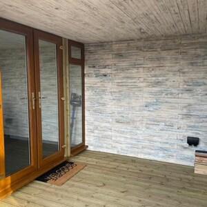 1sqm Rustic Timber Cladding | Coastal Beach Wash New Sanded Timber ...
