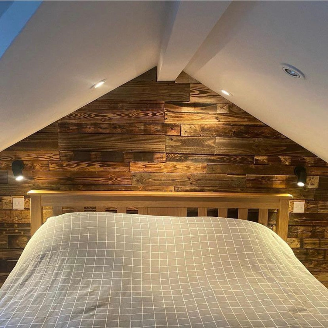 Reclaimed Pallet Wood Wall Cladding Rustic Boards for DIY - Etsy