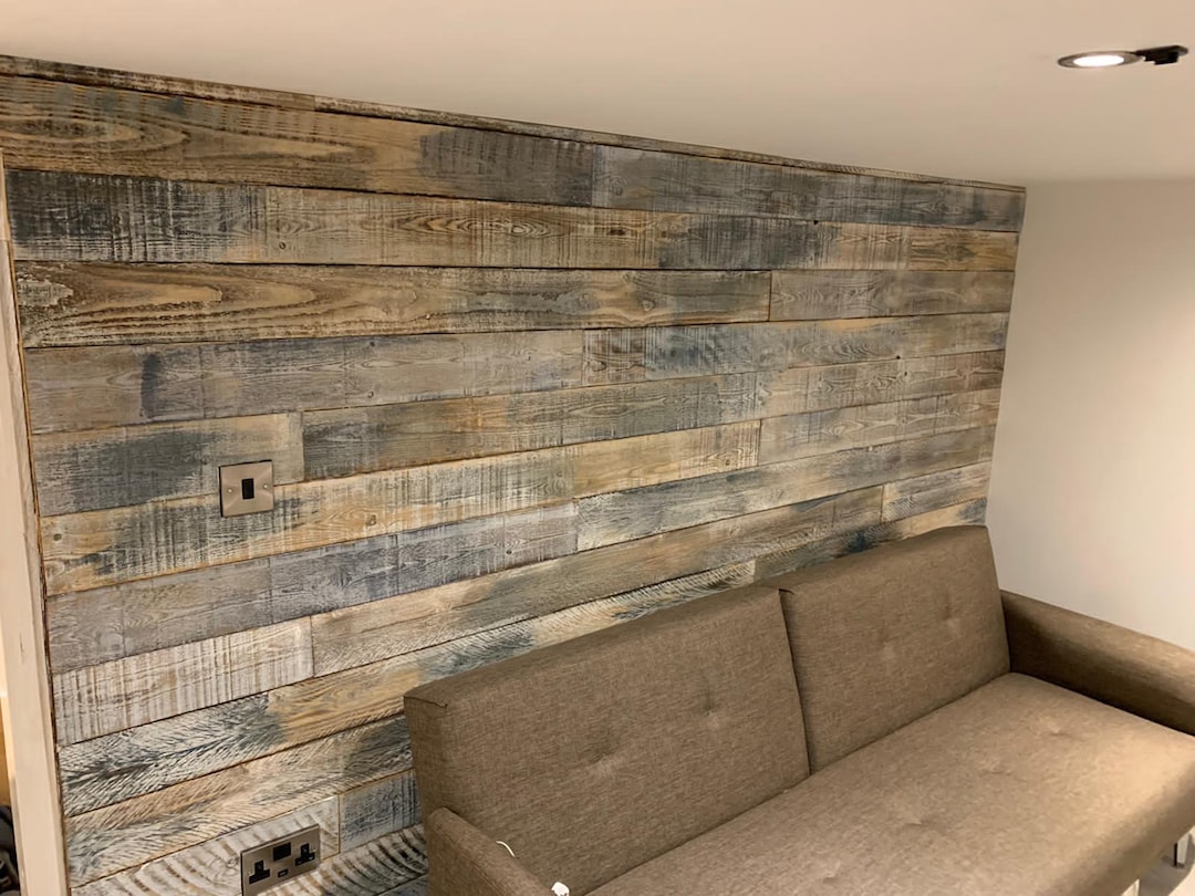 5sqm New Pallet Wood Cladding | Beach Wash Colour | Sanded | No.1 ...