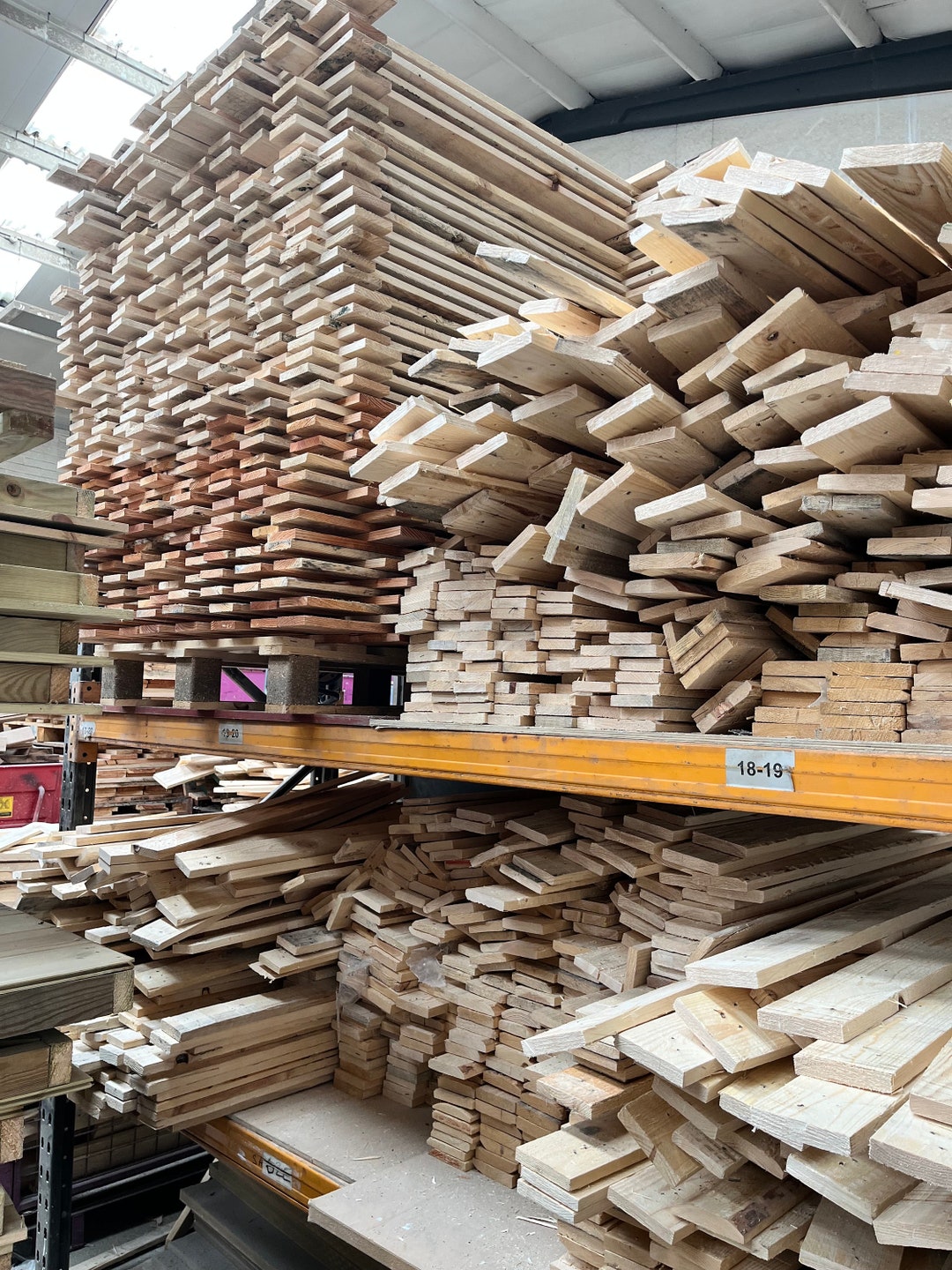 2m2 Reclaimed & Recycled, Untreated Pallet Wood Timber Cladding DIY ...