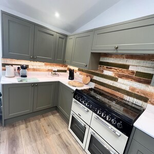 Reclaimed Wooden Wall Cladding Forest Green Mix Rustic Kiln - Etsy