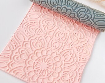 Polymer Clay Texture Roller Clay Stamp 3D Printed Embossing geometry ...