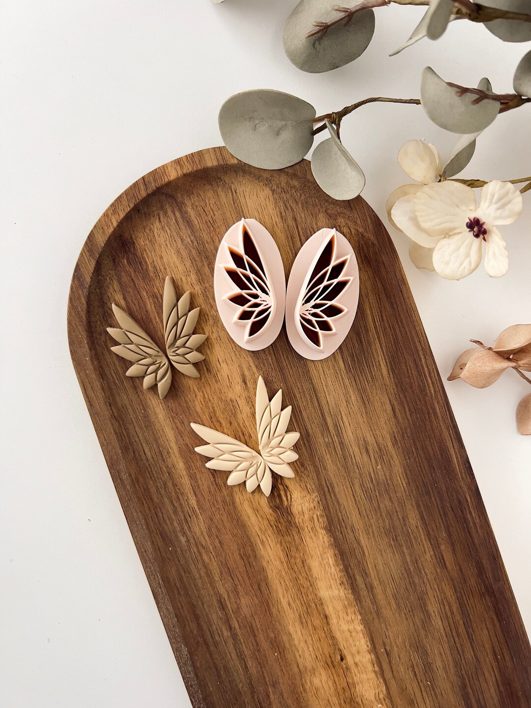 Wings Polymer Clay Cutter Set ( 2pc), Embossed Wings Cutter, Wings ...