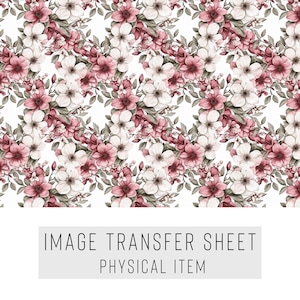 Clay Transfer Paper, Flower Garden Set, Floral Transfer, Flower Set ...