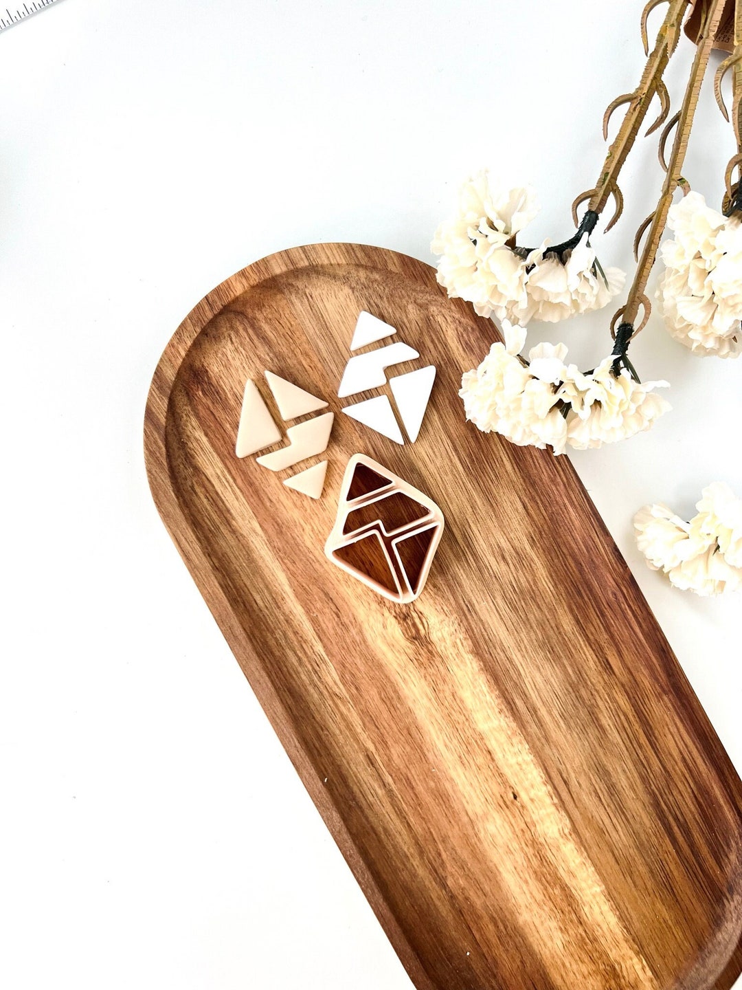 Triangle Cutter, Ethnic Clay Cutter, Dangle Clay Cutter, Imprint Clay ...
