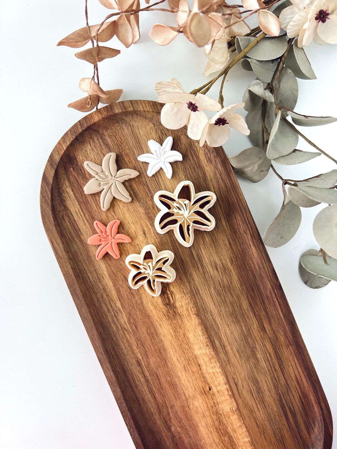 Lily Cutter, Flower Clay Cutter, Earring Cutter, Spring Clay Cutter ...